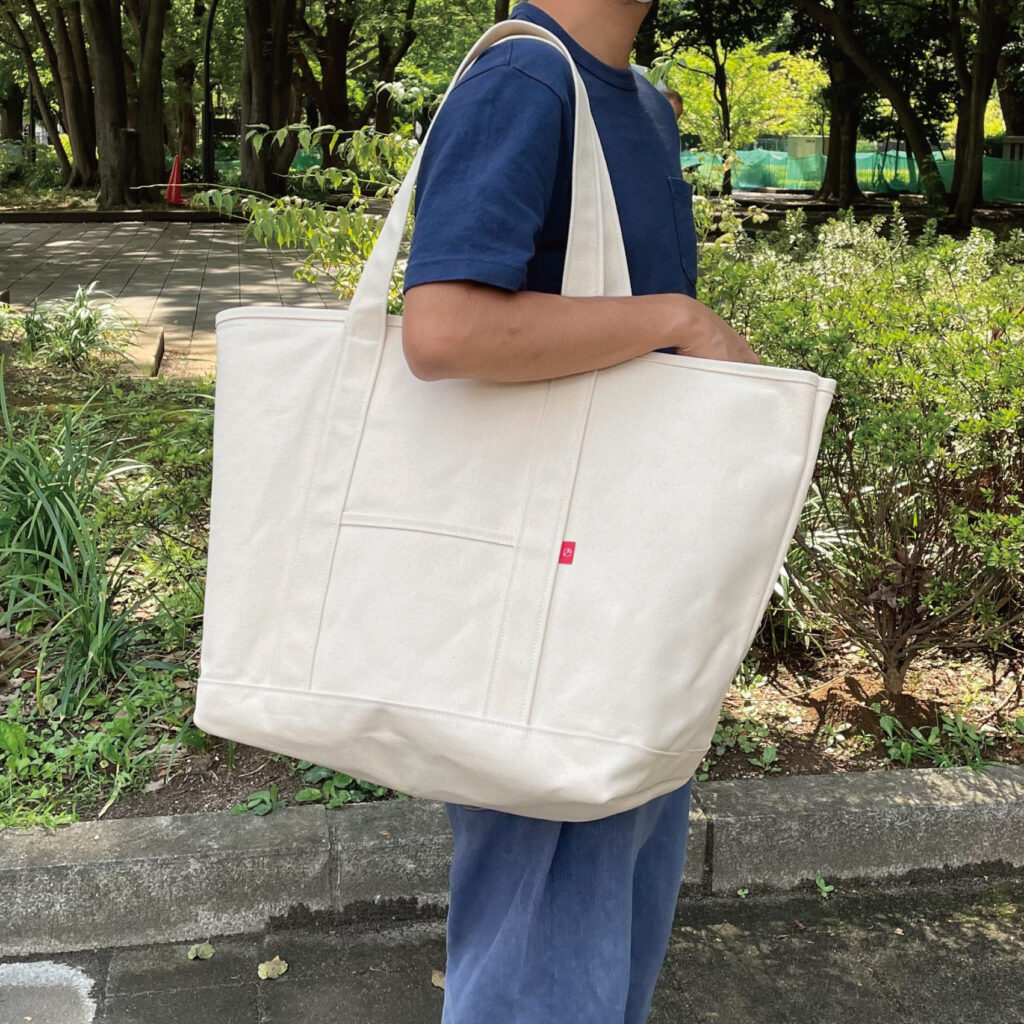 倉敷帆布 | 大容量ビッグトートバッグ XXL ファスナー付 6号帆布 [岡山] | afugi (オウギ) -日本製の生活雑貨を産地から届ける通販サイト-