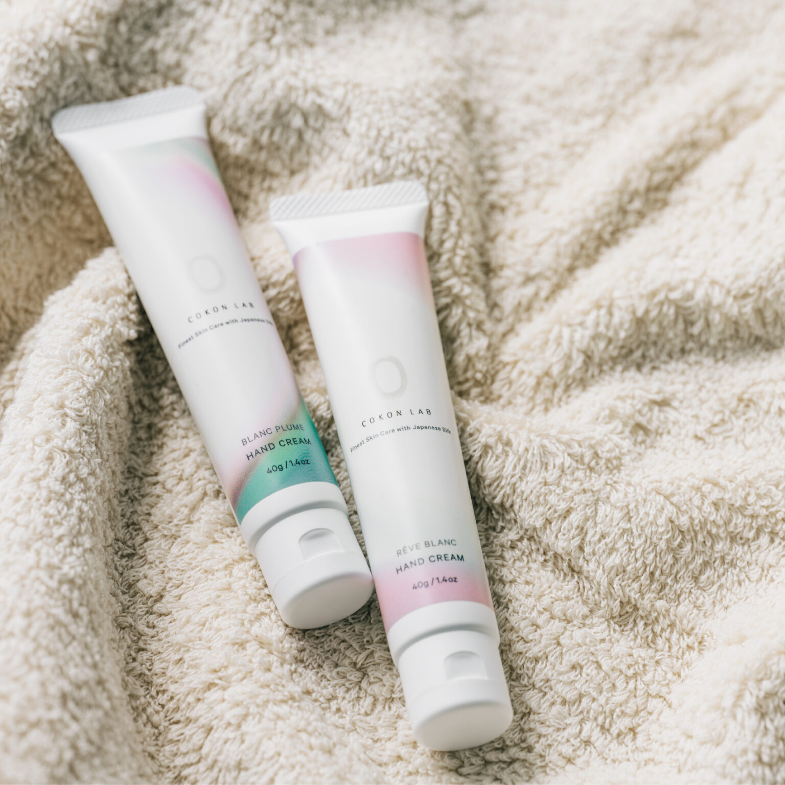 やまがシルク | ハンドクリーム (40g) 保湿力20倍の国産シルク配合 COKON LAB [熊本] | afugi (オウギ) -日本製の生活雑貨を産地から届ける通販サイト-