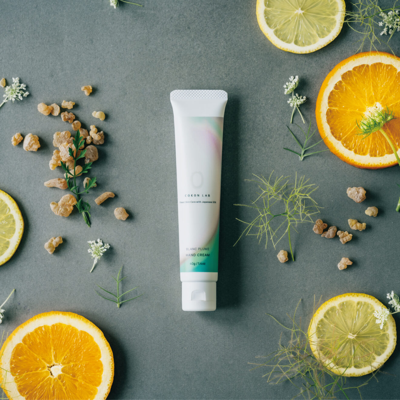 やまがシルク | ハンドクリーム (40g) 保湿力20倍の国産シルク配合 COKON LAB [熊本] | afugi (オウギ) -日本製の生活雑貨を産地から届ける通販サイト-